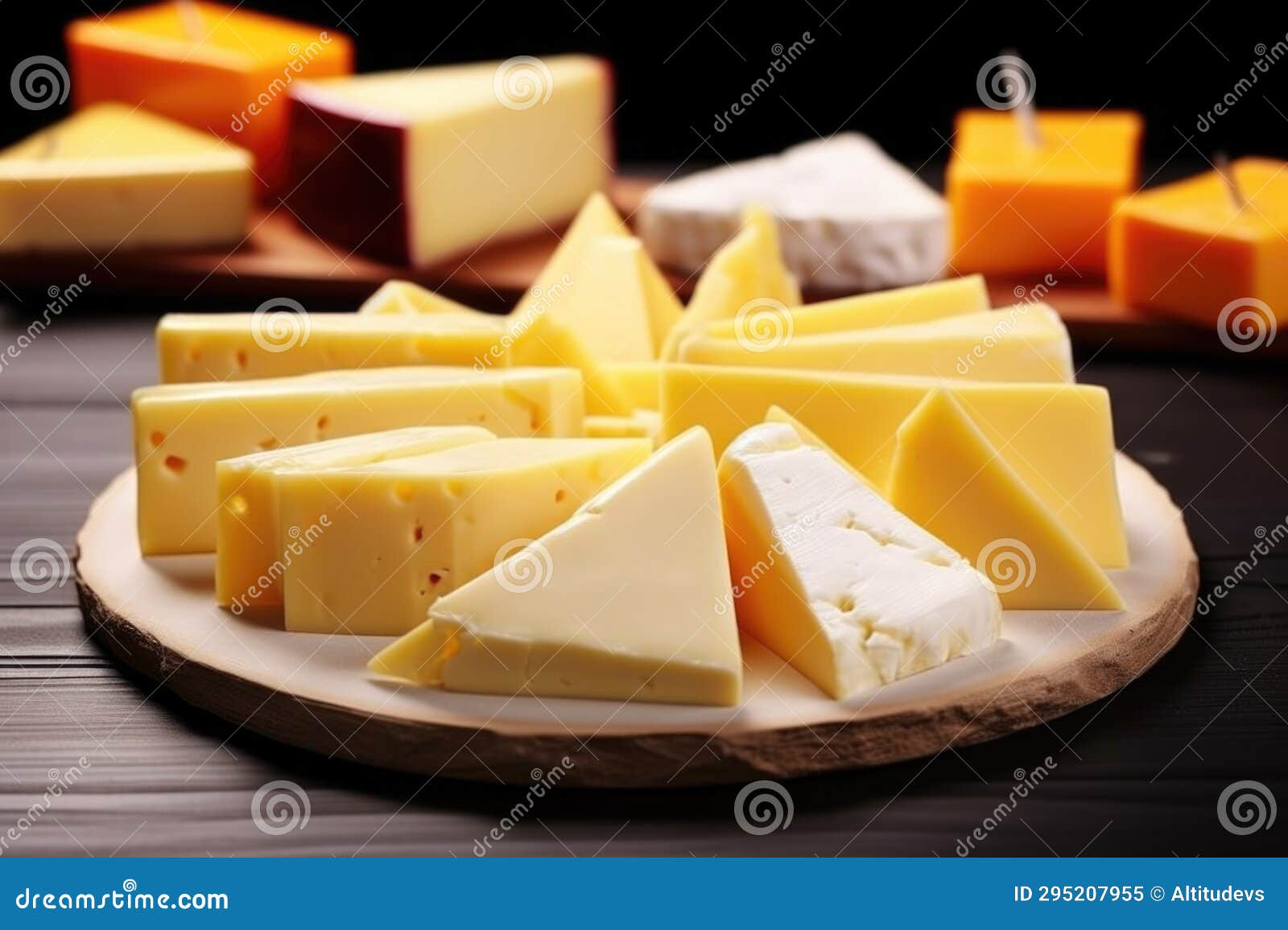 Image Showing Cheese Marked with Identification Tags Stock Image ...