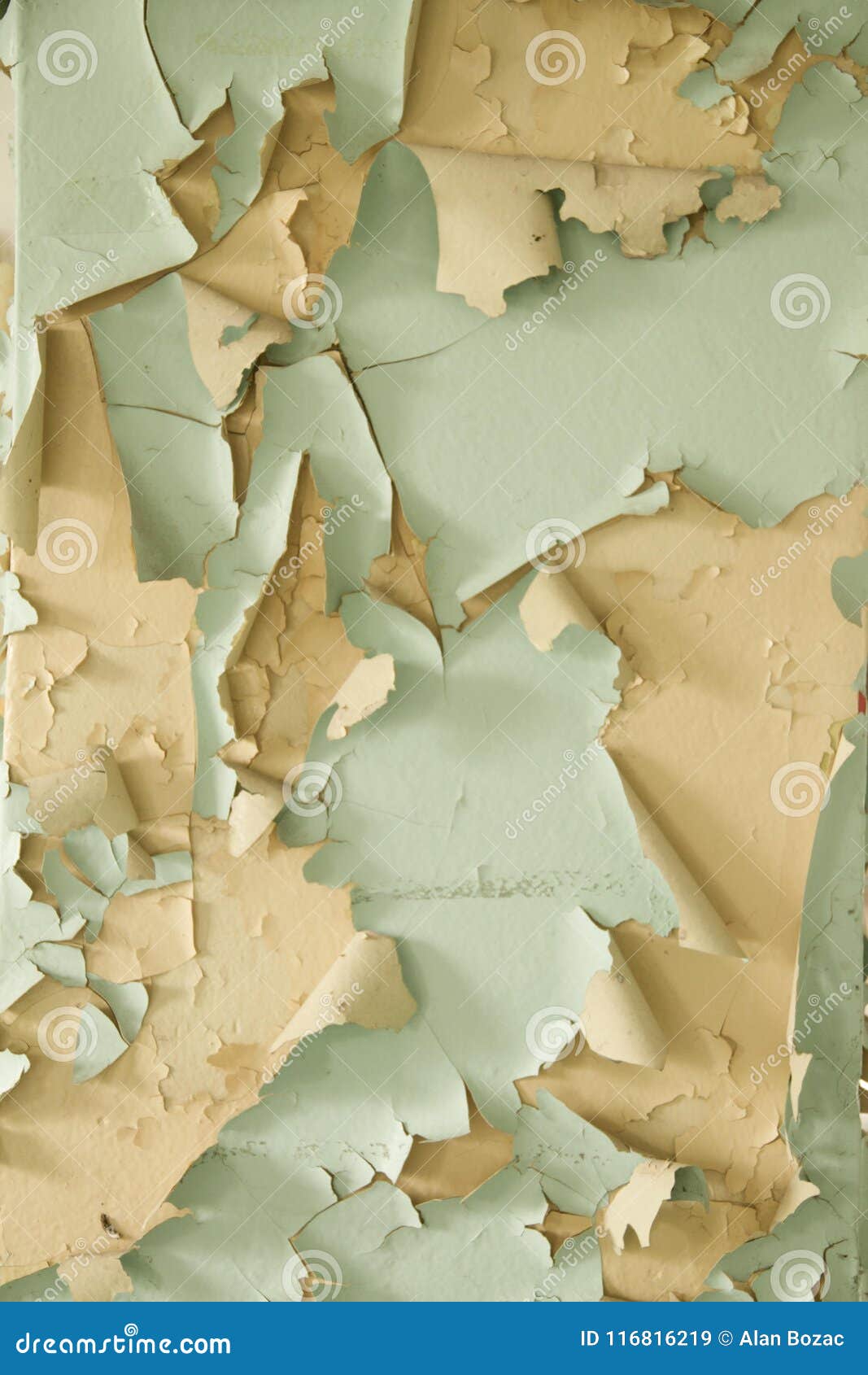 Peeling or flaking paint stock image. Image of grunge - 116816219