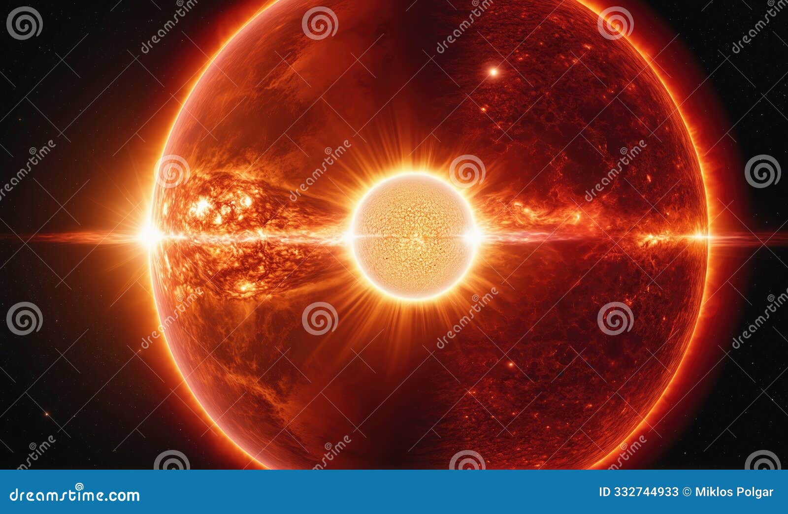 A Star Explodes in a Supernova, Releasing Immense Energy and Light into ...