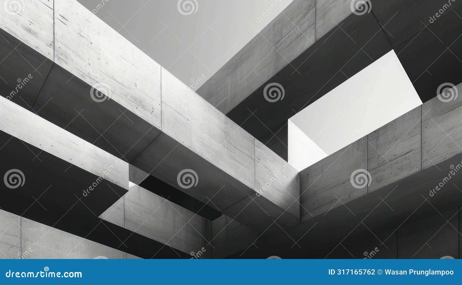 The Image Shows a Brutalist Concrete Structure with a Skylight Stock ... The Image Shows a Brutalist Concrete Structure with a Skylight Stock ...