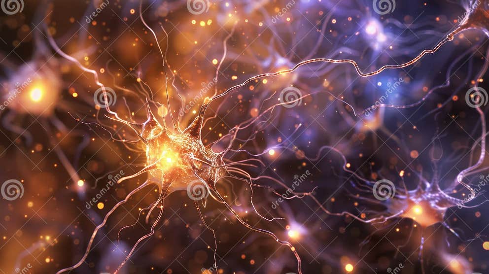 The Image Shows a Bunch of Neurons in the Brain that is Responsible for ...