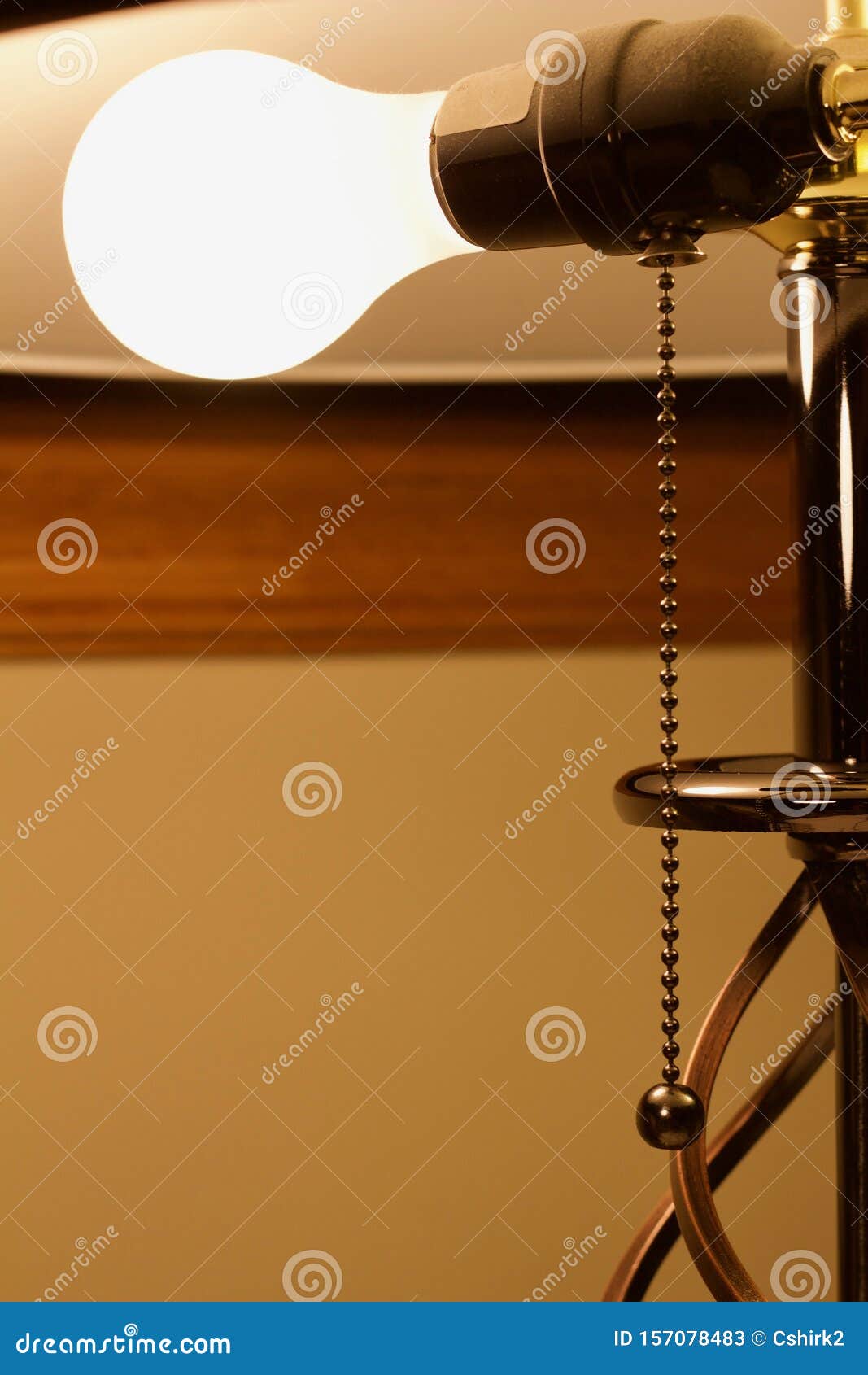 Abstract Art Texture Background of a Modern Table Lamp Stock Image ...