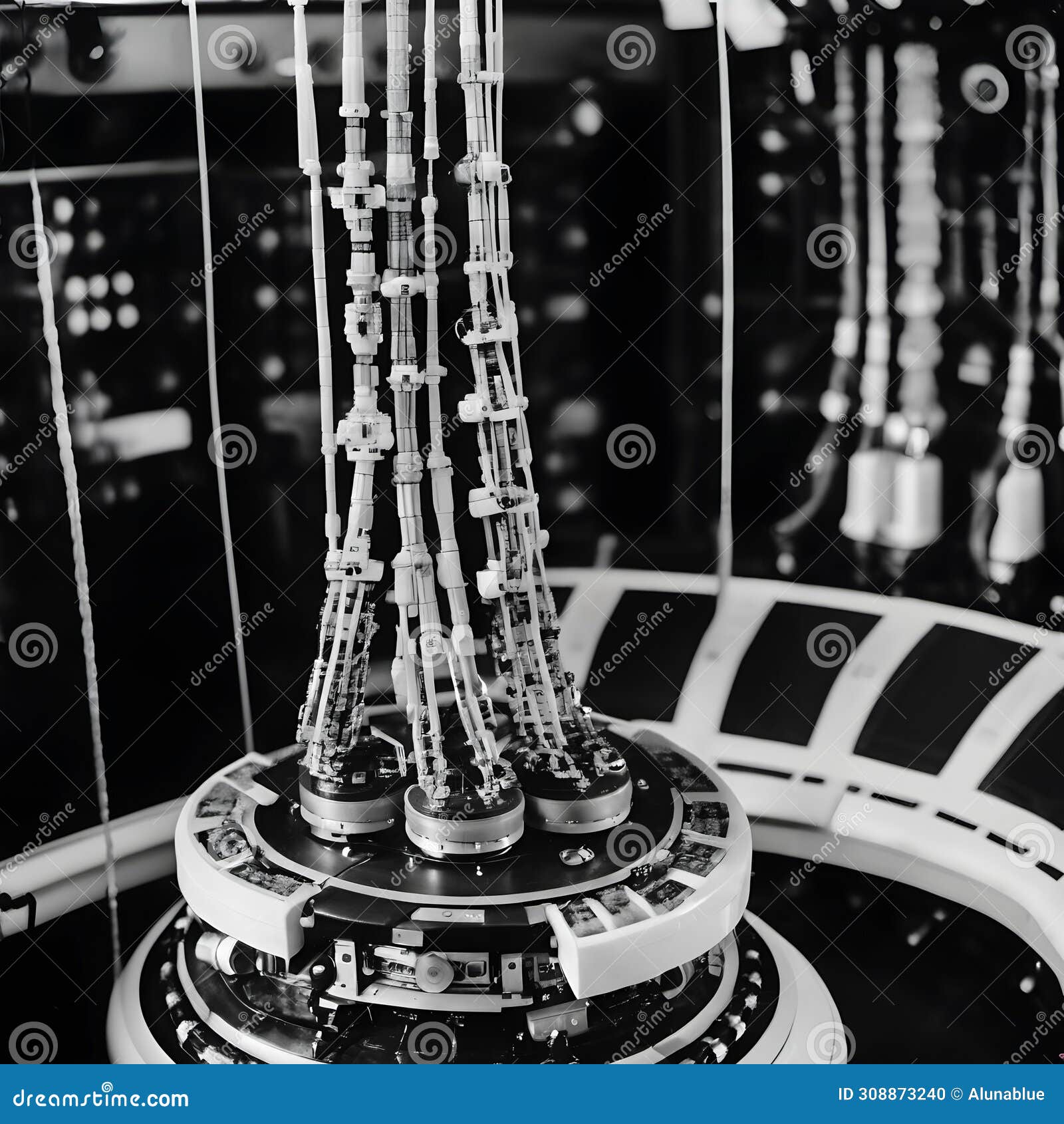 A Complex Mechanical System Which is Part of a Larger Machine. Stock ...