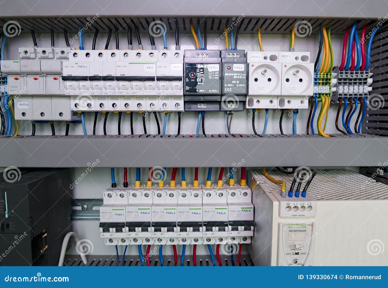 Inside Of A Power Pylon - Concept Image Stock Photography ...