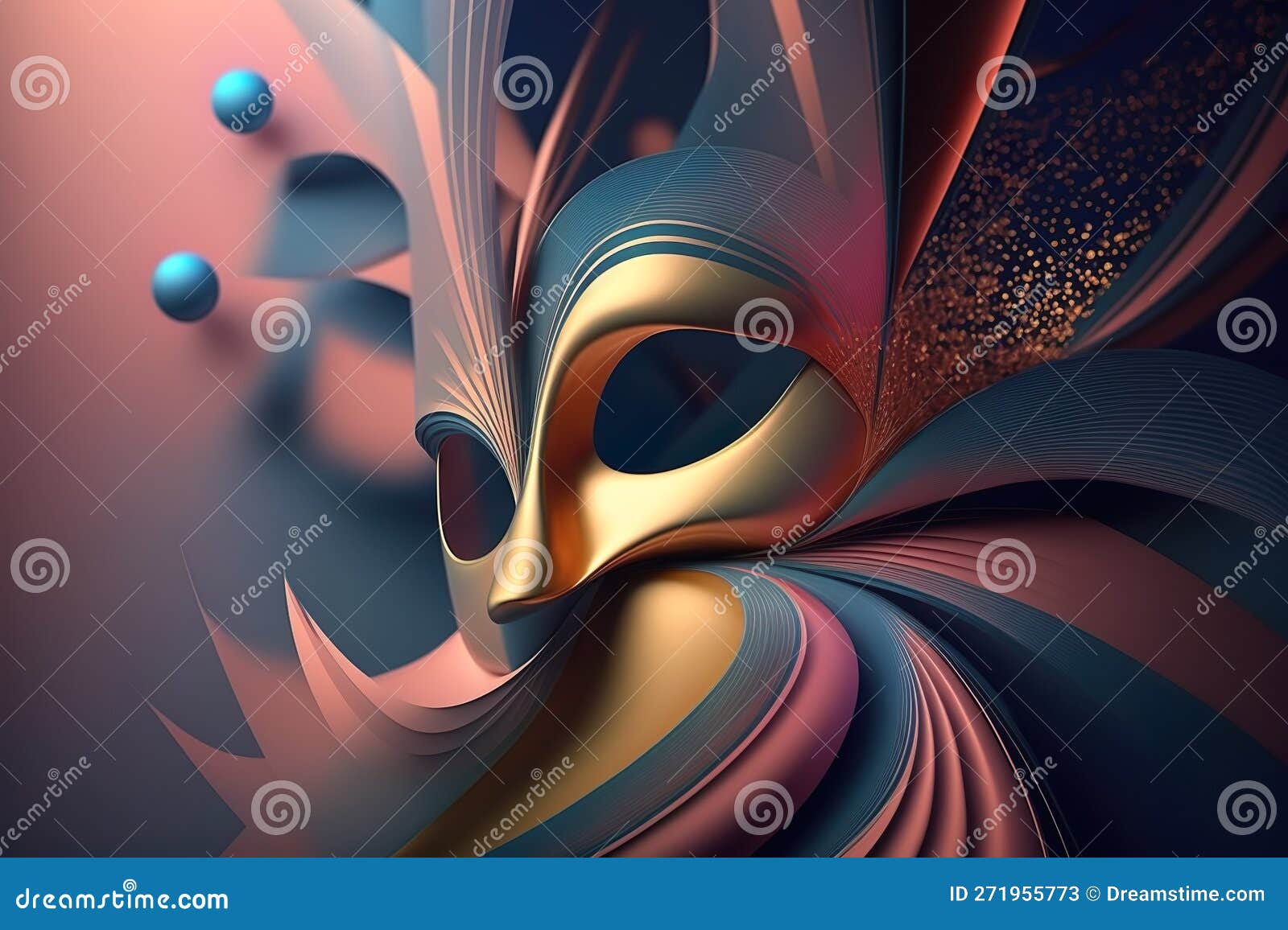 Celebrating the Mysterious World of Party Masks AI Generated ...