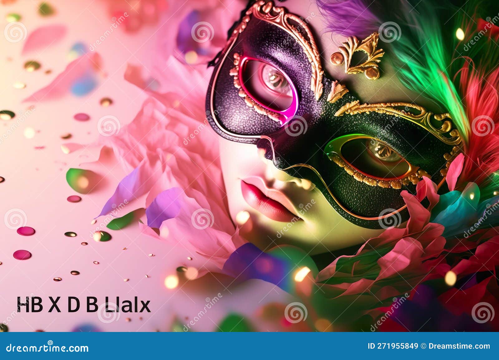 Celebrating the Mysterious World of Party Masks AI Generated ...