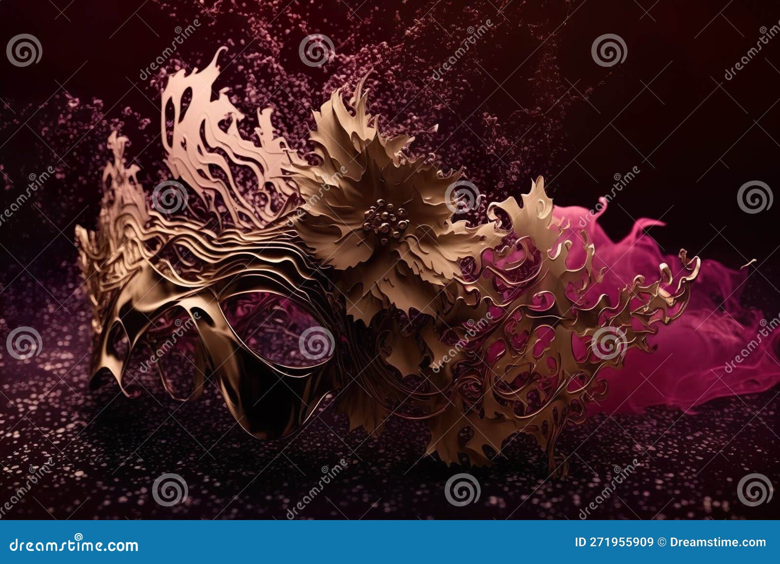 Celebrating the Mysterious World of Party Masks AI Generated ...