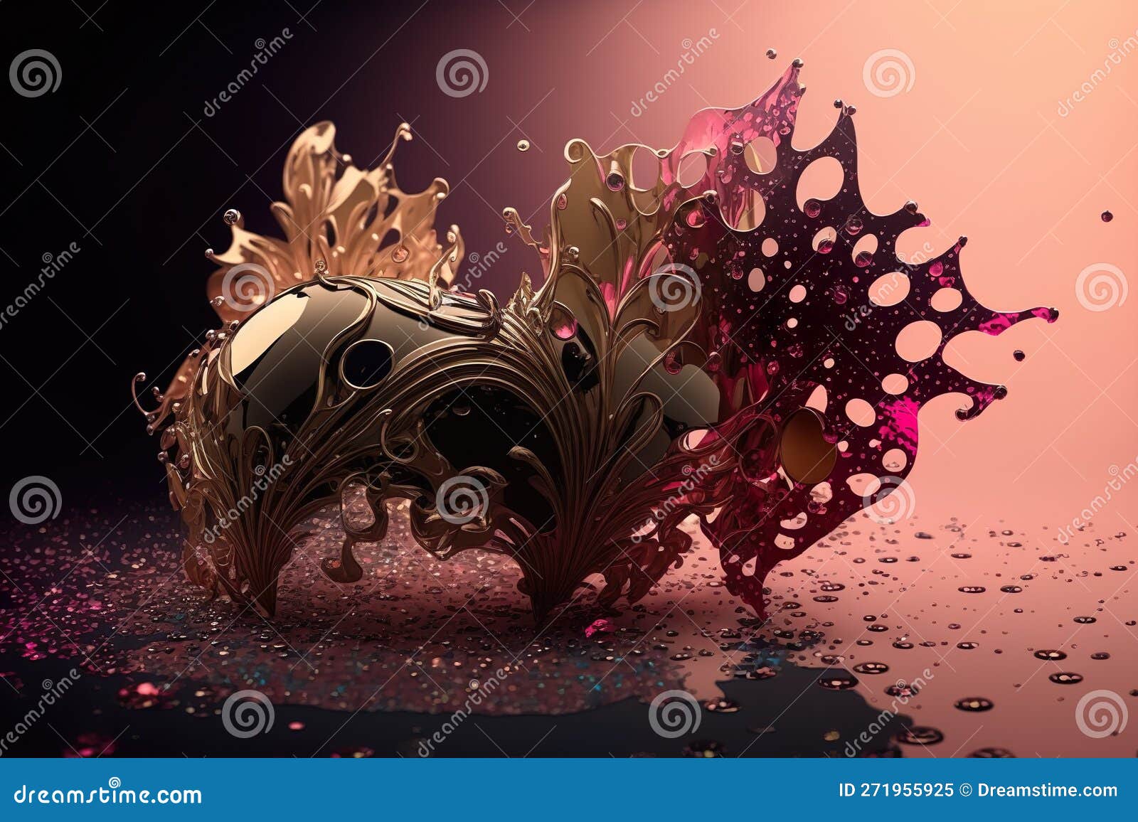 Celebrating the Mysterious World of Party Masks AI Generated ...