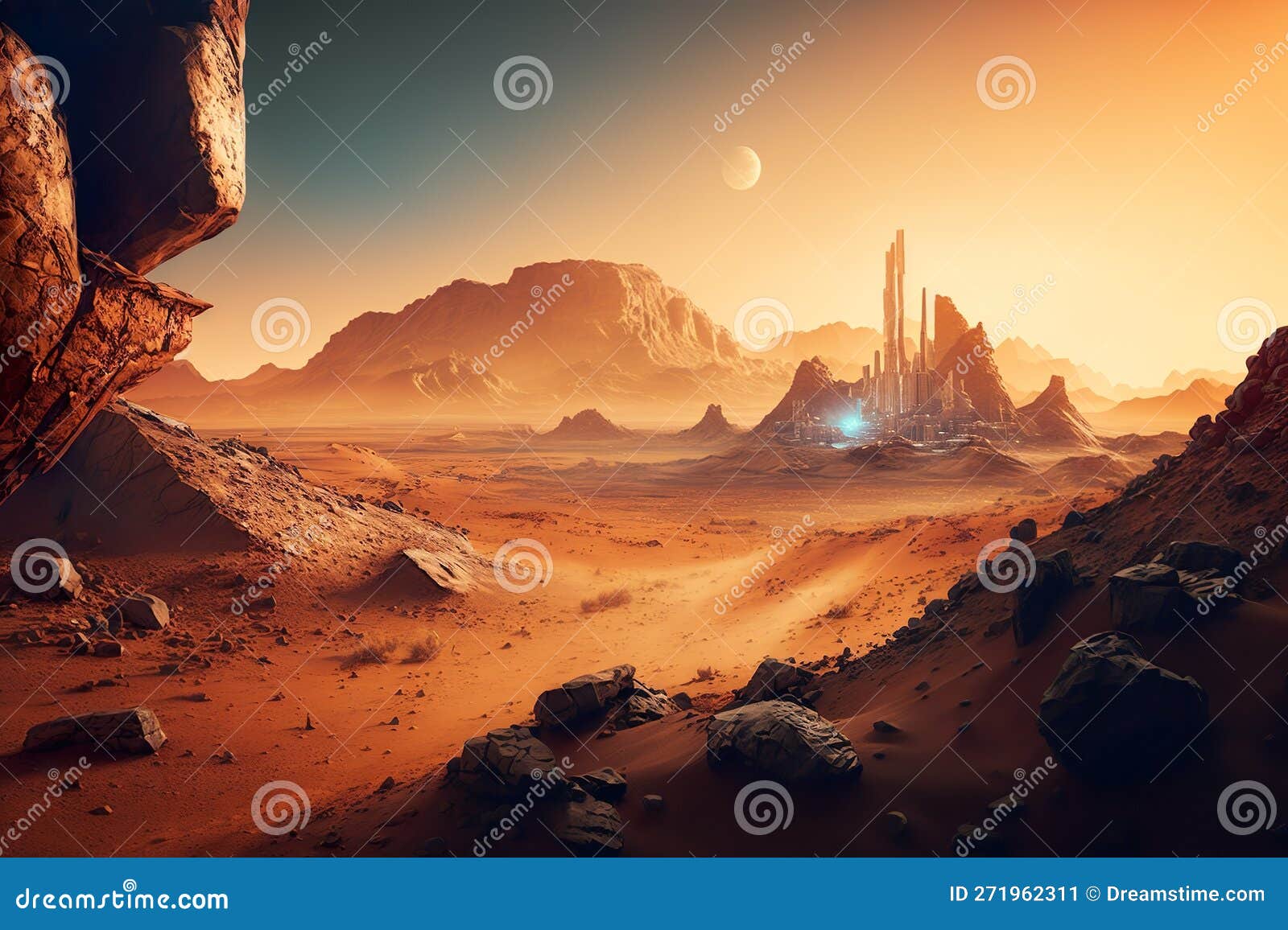 Exploring a World of Color in Abstract Art AI Generated Illustration ...