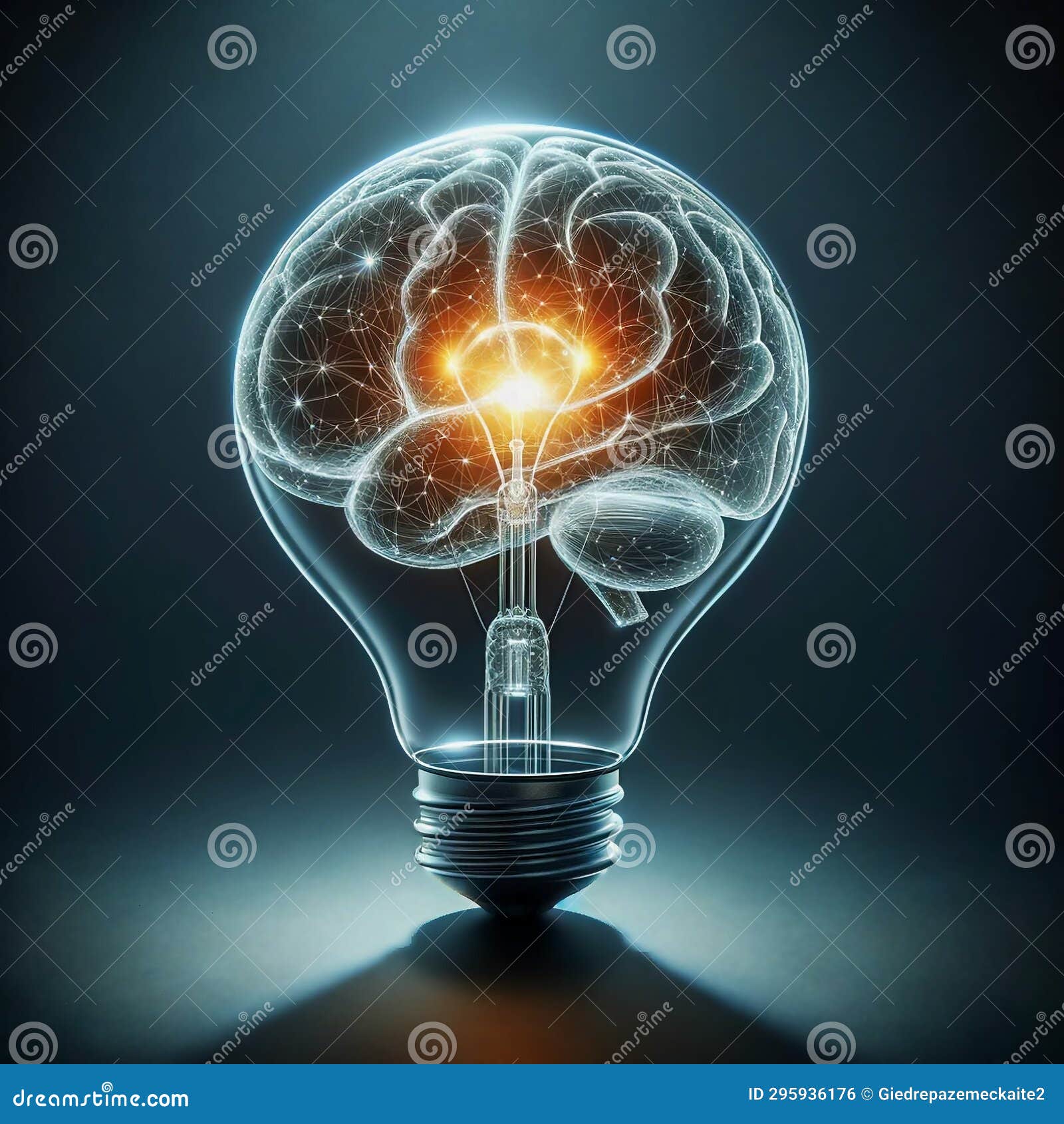 Unique idea comes to mind stock photo. Image of lightbulbmoment - 295936176