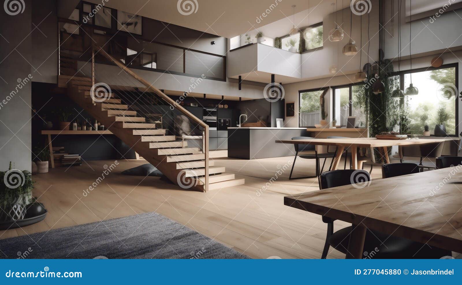 Modern Home Interior with Open Floorplan: a Beautiful Space To Live ...