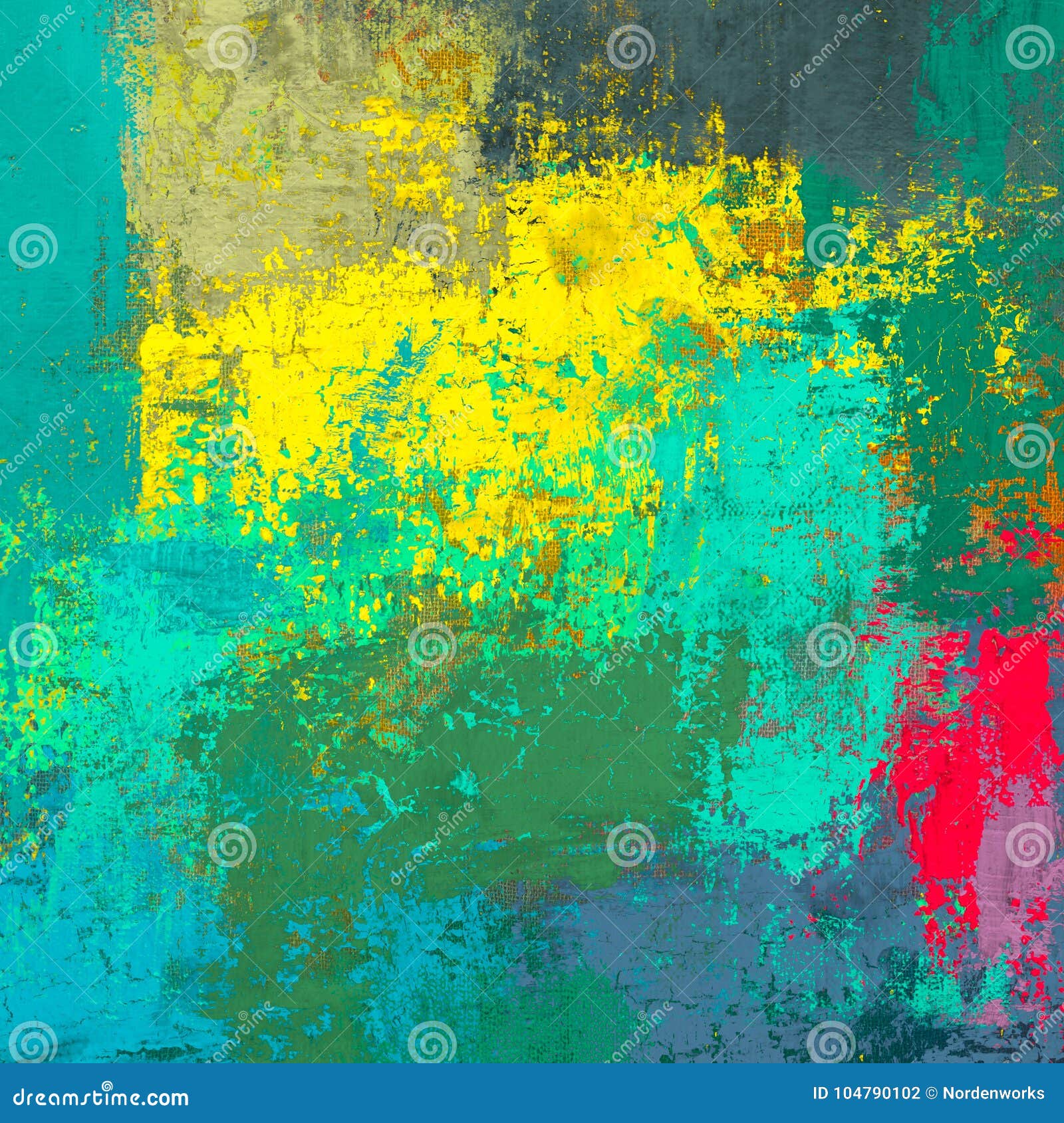 Oil Painting on Canvas Handmade. Abstract Art Texture. Colorful Texture ...