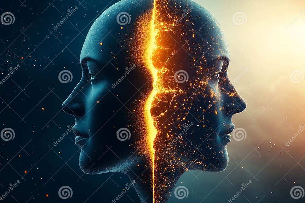 This Image Shows a Split Earth, Highlighting Stark Differences in ...