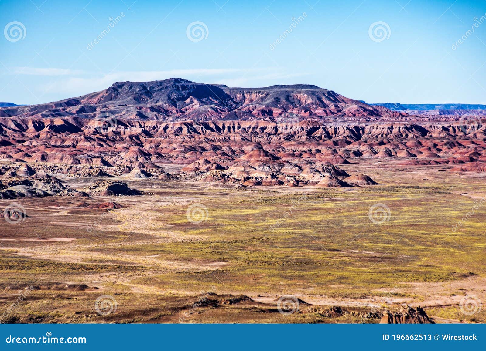 Landscape in the Painted Desert of Arizona Stock Image - Image of ...