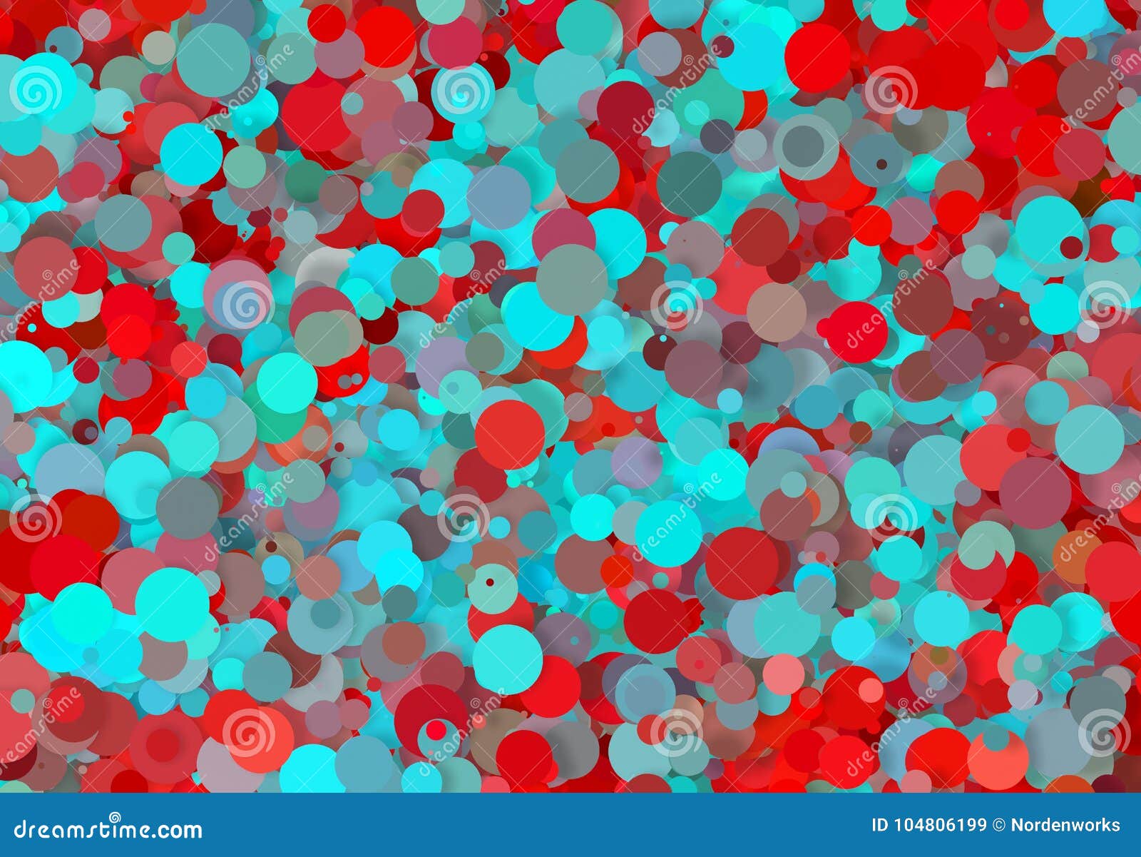 Abstract Art Texture. Colorful Round Discs. Colorful Texture. Modern ...