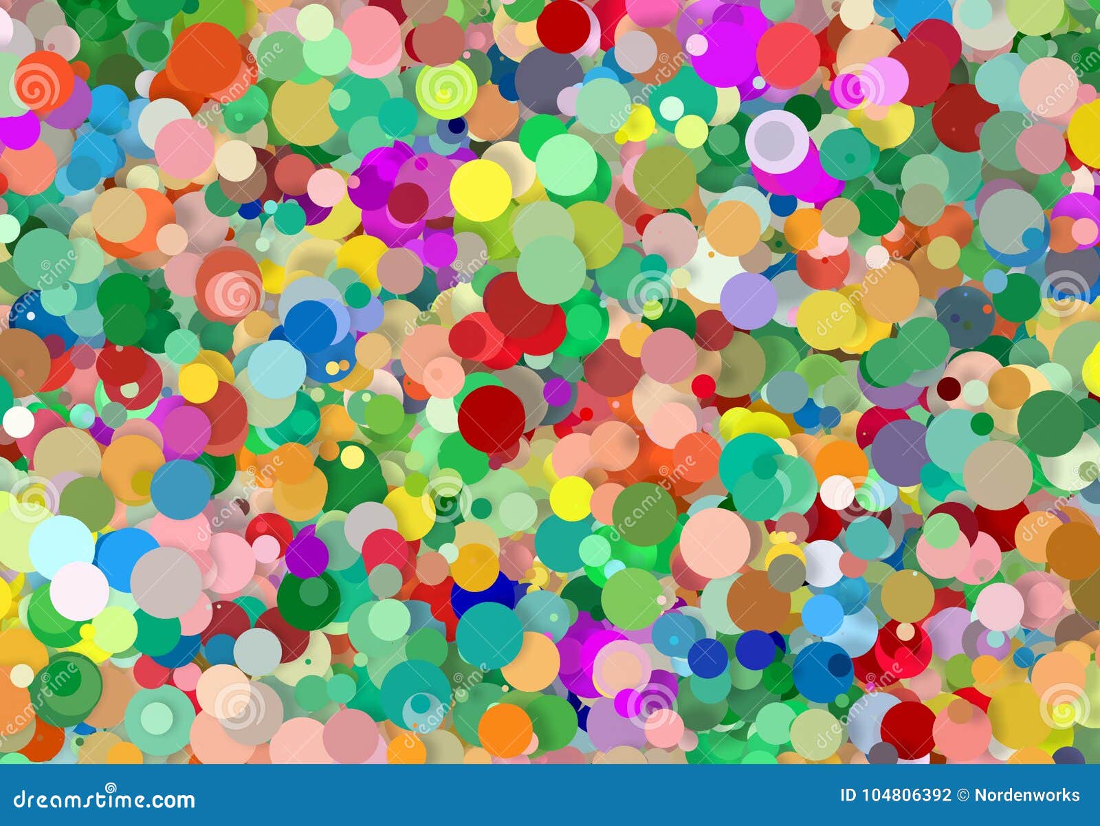 Abstract Art Texture. Colorful Round Discs. Colorful Texture. Modern ...