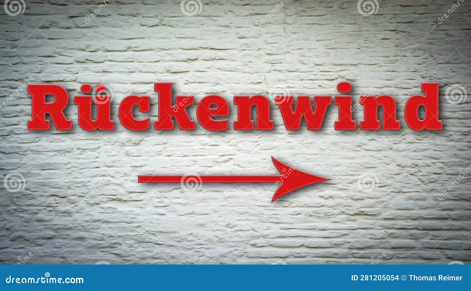 Signposts the Direct Way To Tailwind Stock Photo - Image of turbine ...