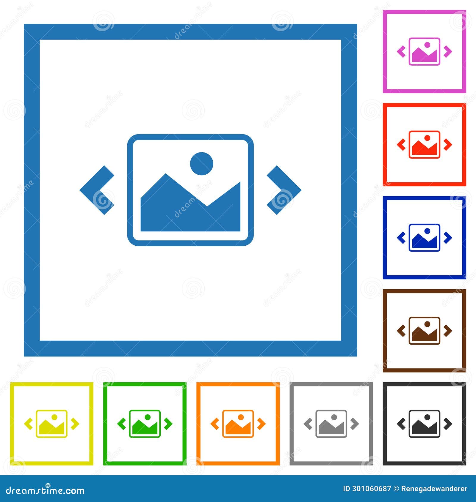 Image Slideshow With Captions Flat Color Icons With Quadrant Frames ... Image Slideshow With Captions Flat Color Icons With Quadrant Frames ...