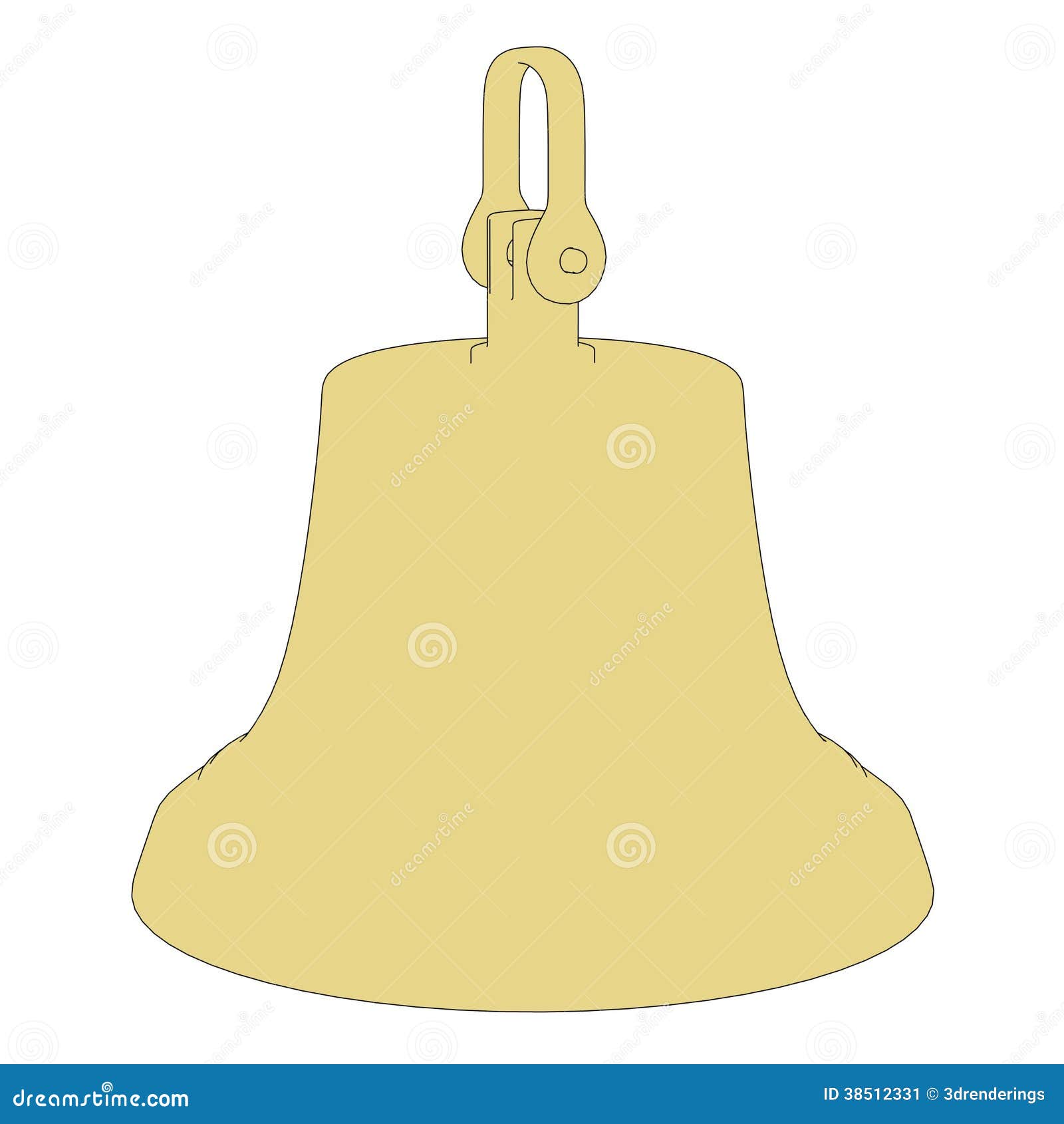 Image of small bell stock illustration. Illustration of handdraw - 38512331