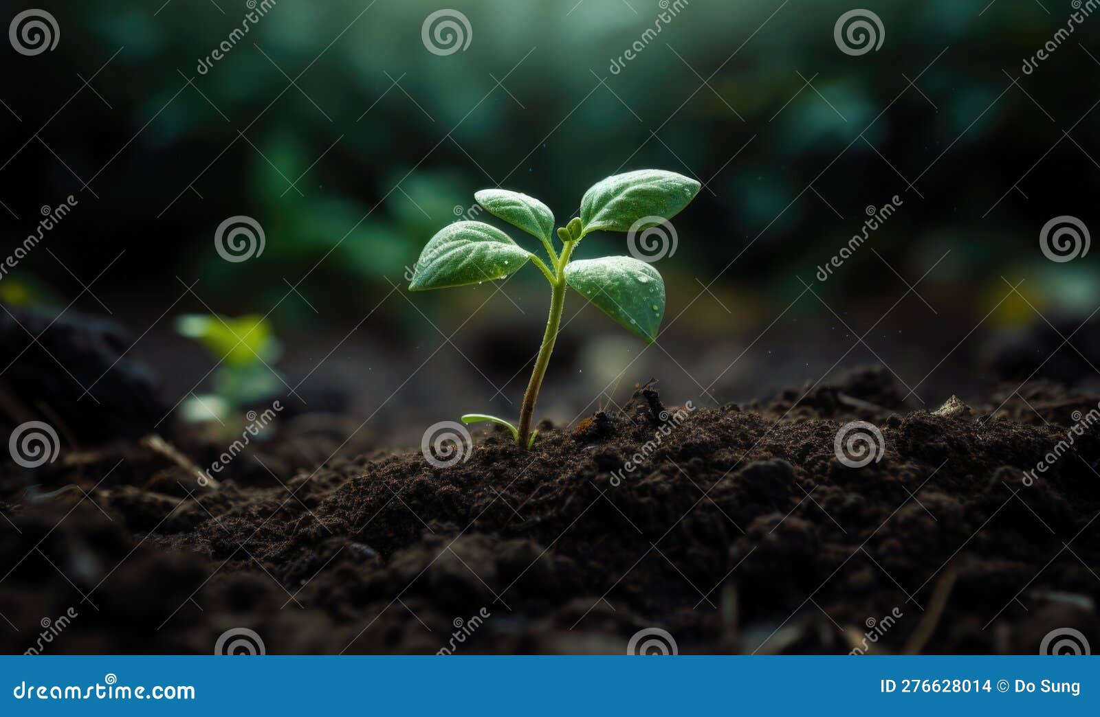 Image of saplings stock illustration. Illustration of nursery - 276628014