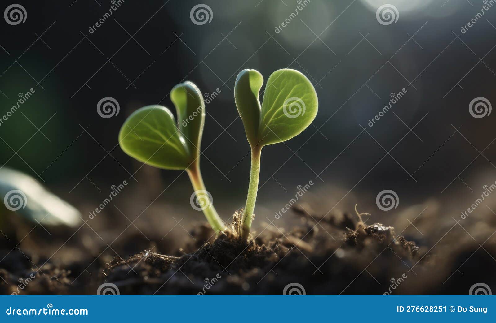 Image of saplings stock illustration. Illustration of botany - 276628251