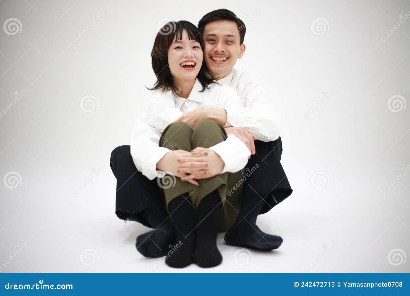 Image of a smiling couple stock image. Image of family - 242472715