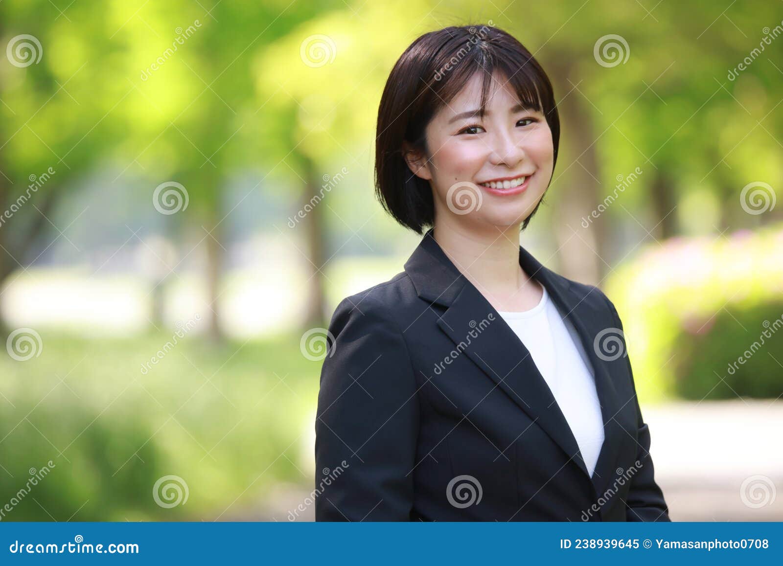 Smile female employee stock image. Image of beautiful - 238939645