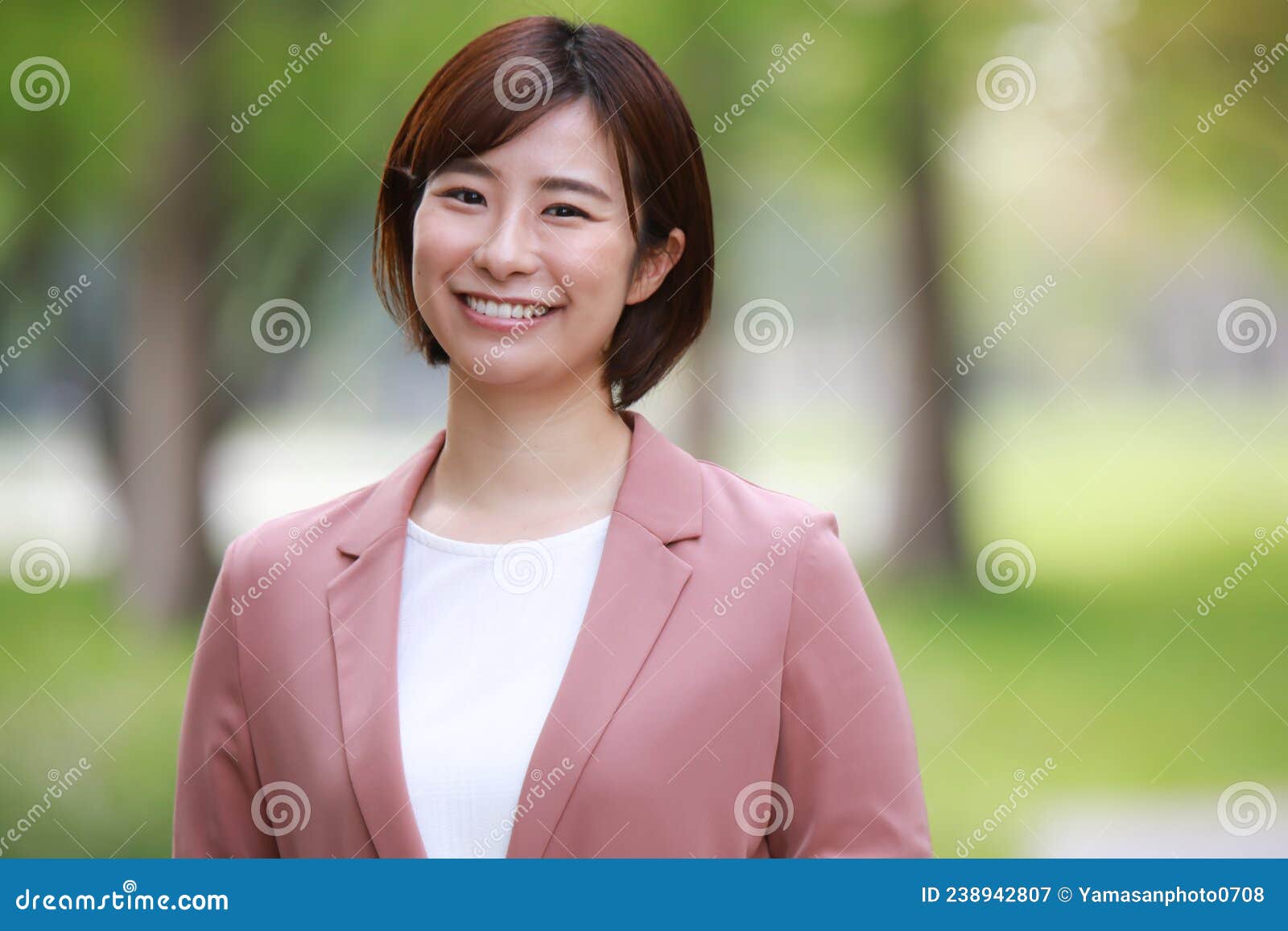 Smile female employee stock image. Image of suit, face - 238942807