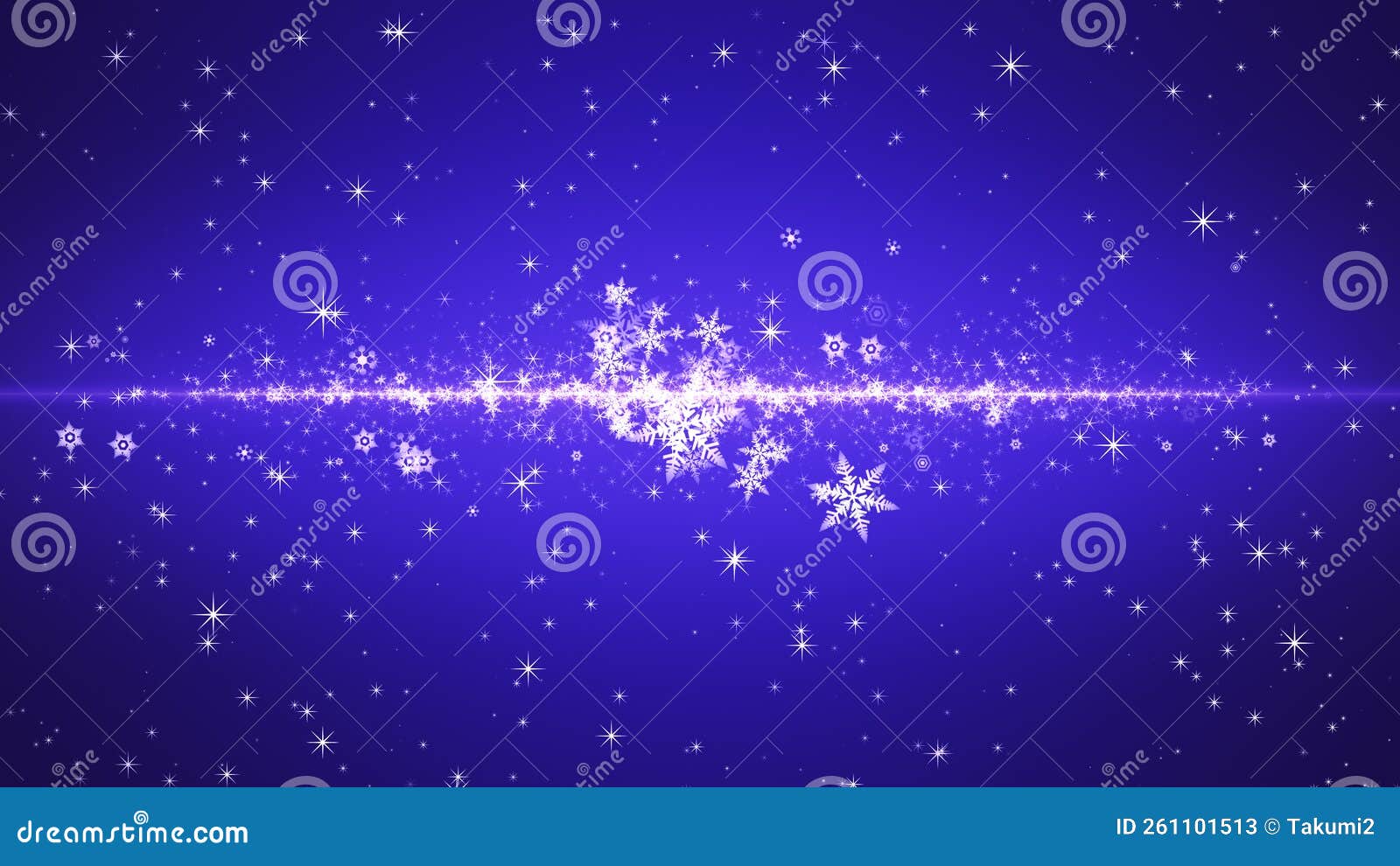 Crystal of Snow and Glitter Flutter on a Colored Background Stock ...