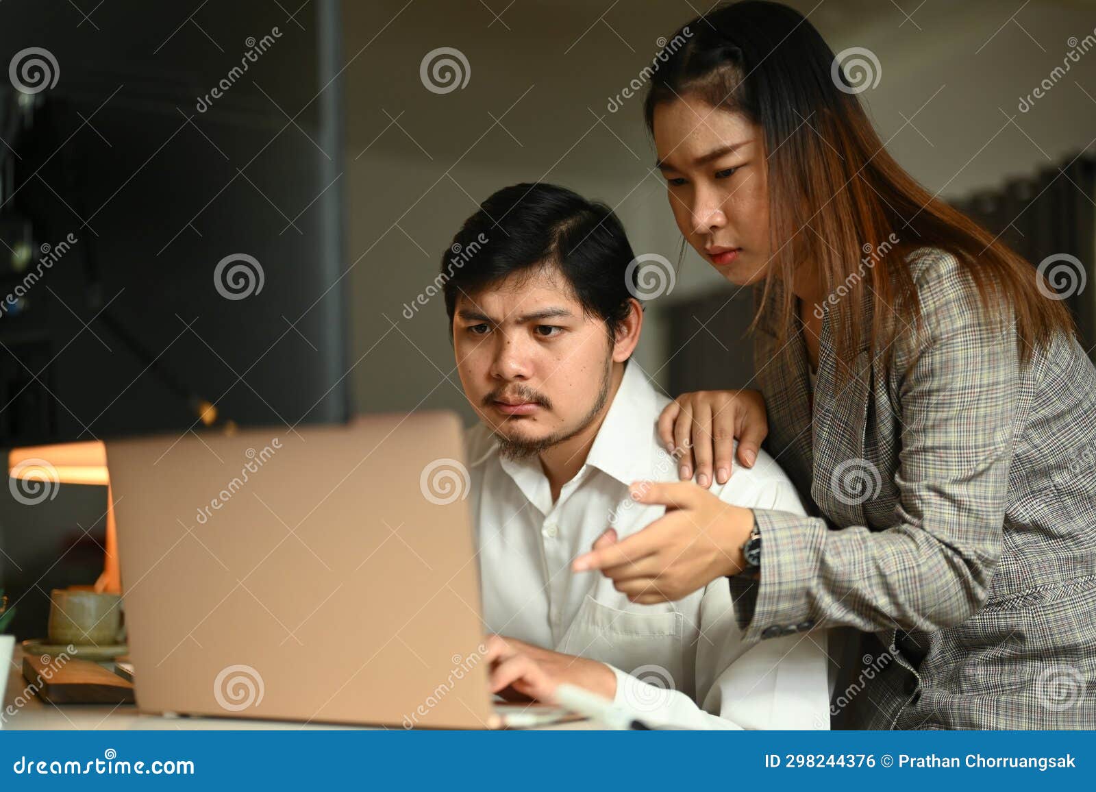 Image of Software Developers Team Brainstorming and Programming on ...