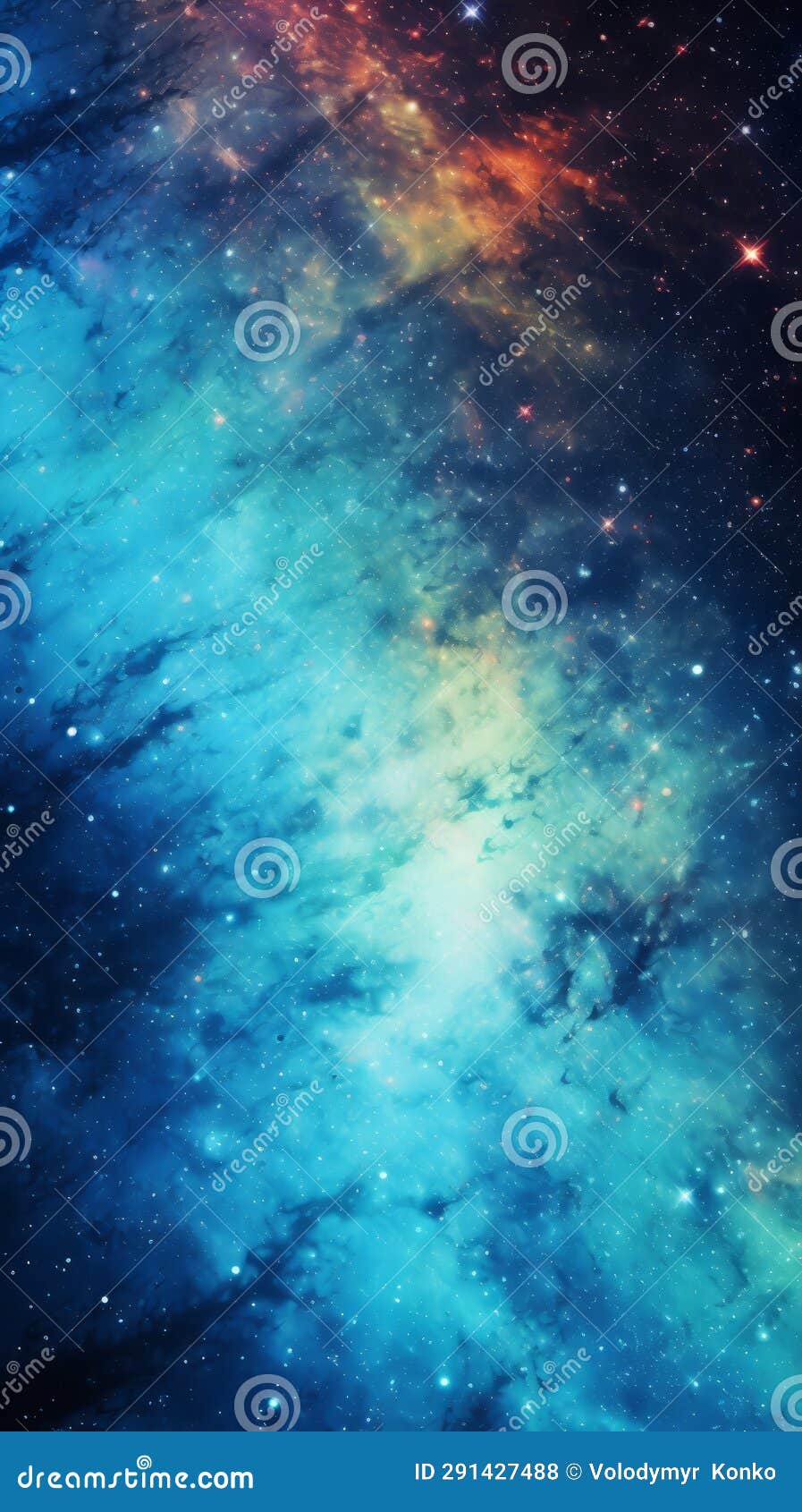 A Stunning Space Scene Filled with Countless Stars Stock Photo - Image ...