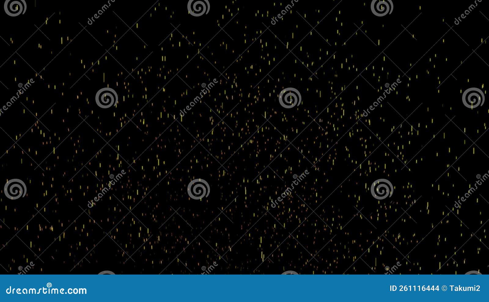 Particles Spring Up on a Black Background Stock Illustration ...