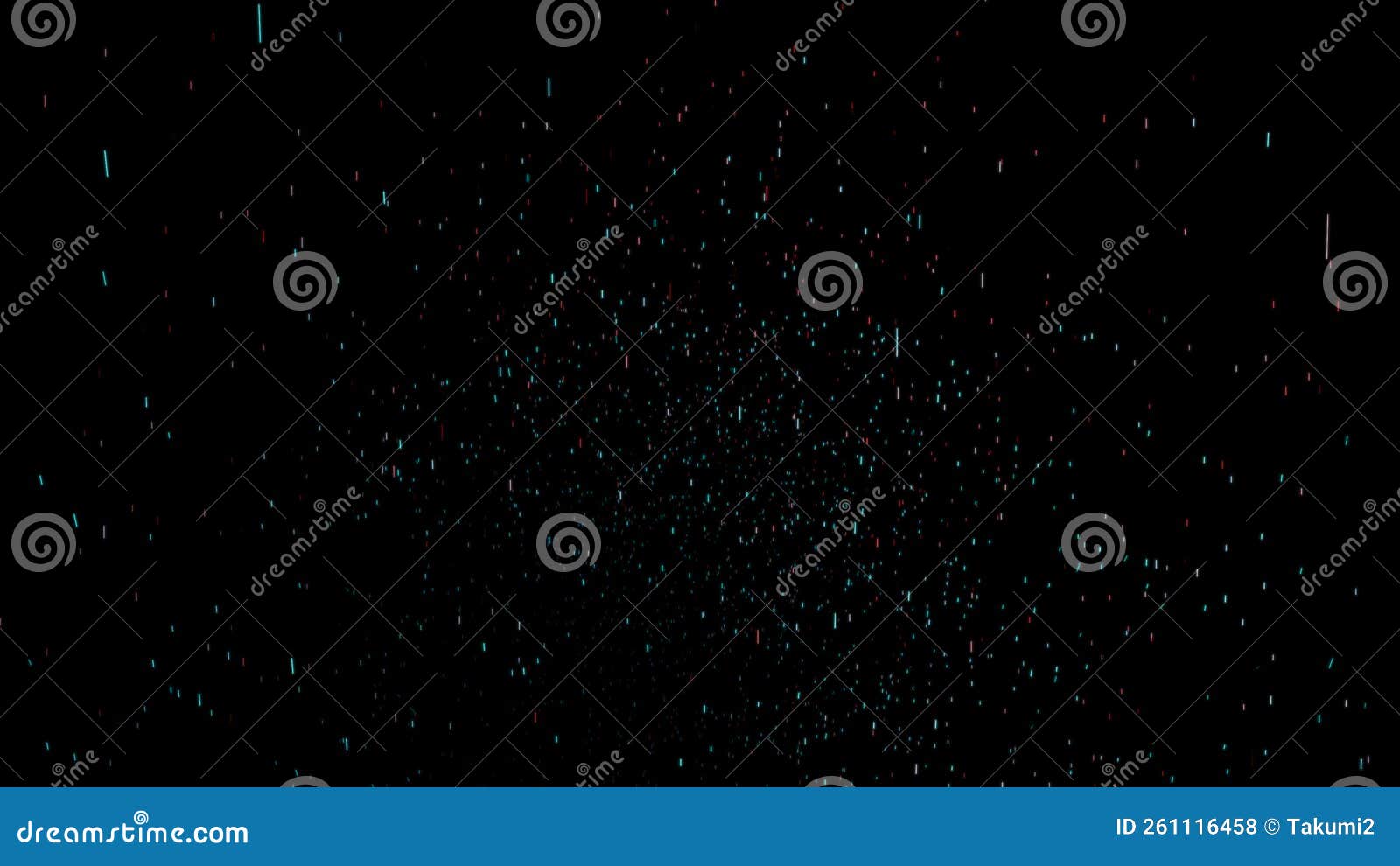Particles Spring Up on a Black Background Stock Illustration ...