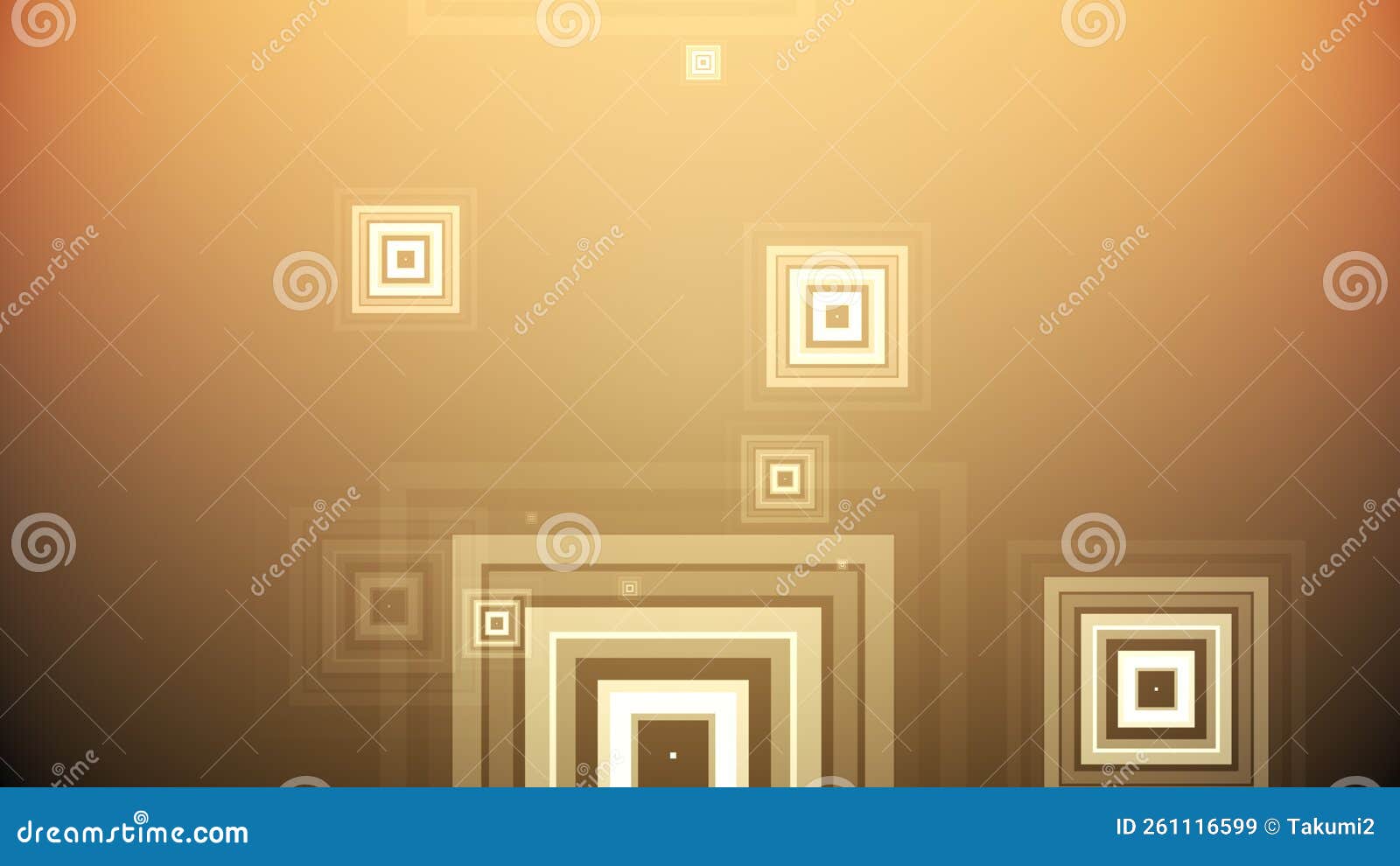 Squares Spring Up on a Colorful Background Stock Illustration ...