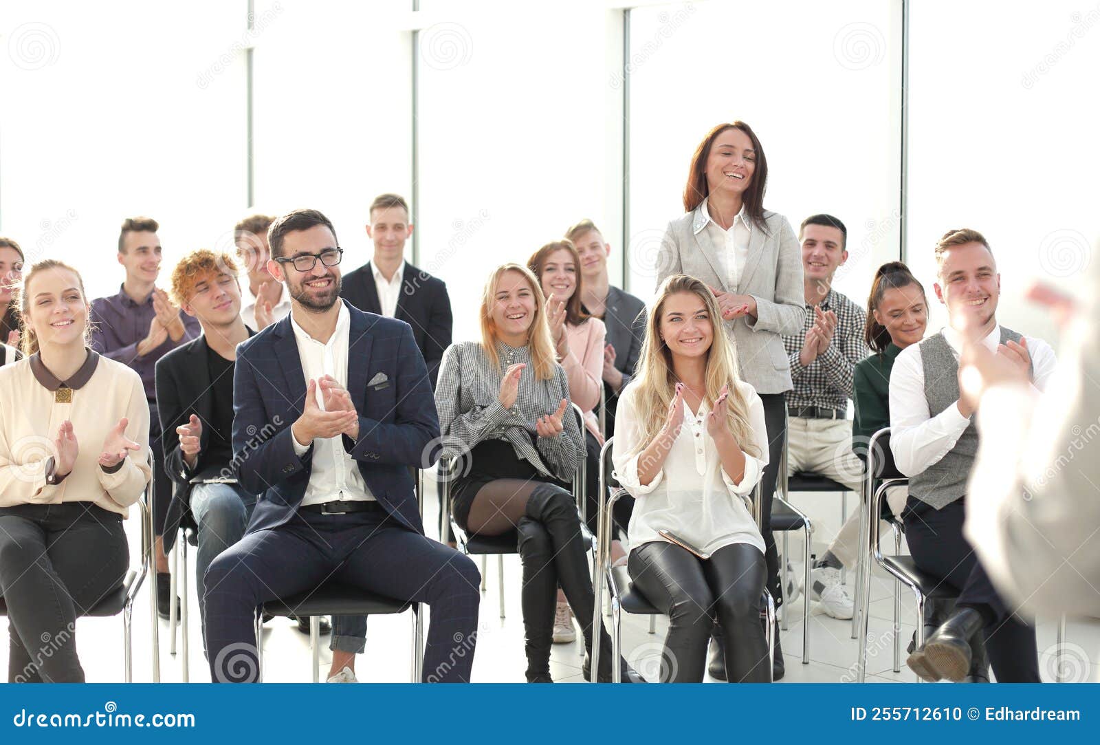 Image of a Speaker Giving a Lecture at a Business Seminar Stock Photo ...