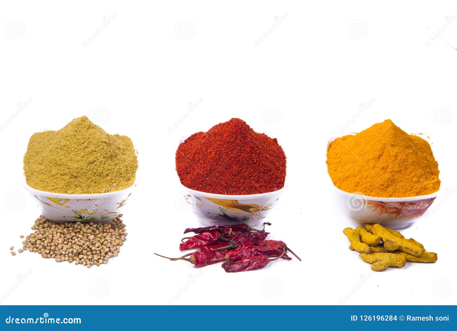 Indian powder isolated. stock photo. Image of natural - 126196284