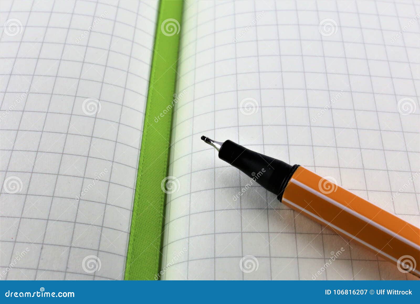 An Image of a Spiral Notebook with Copy Space Stock Image - Image of ...