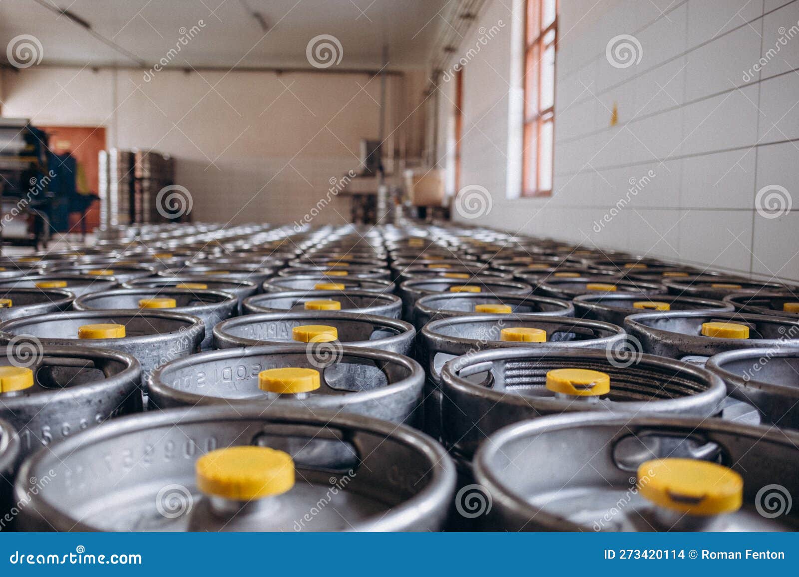 Image of a Stack of Beer Barrels. Beer Factory Stock Photo - Image of ...