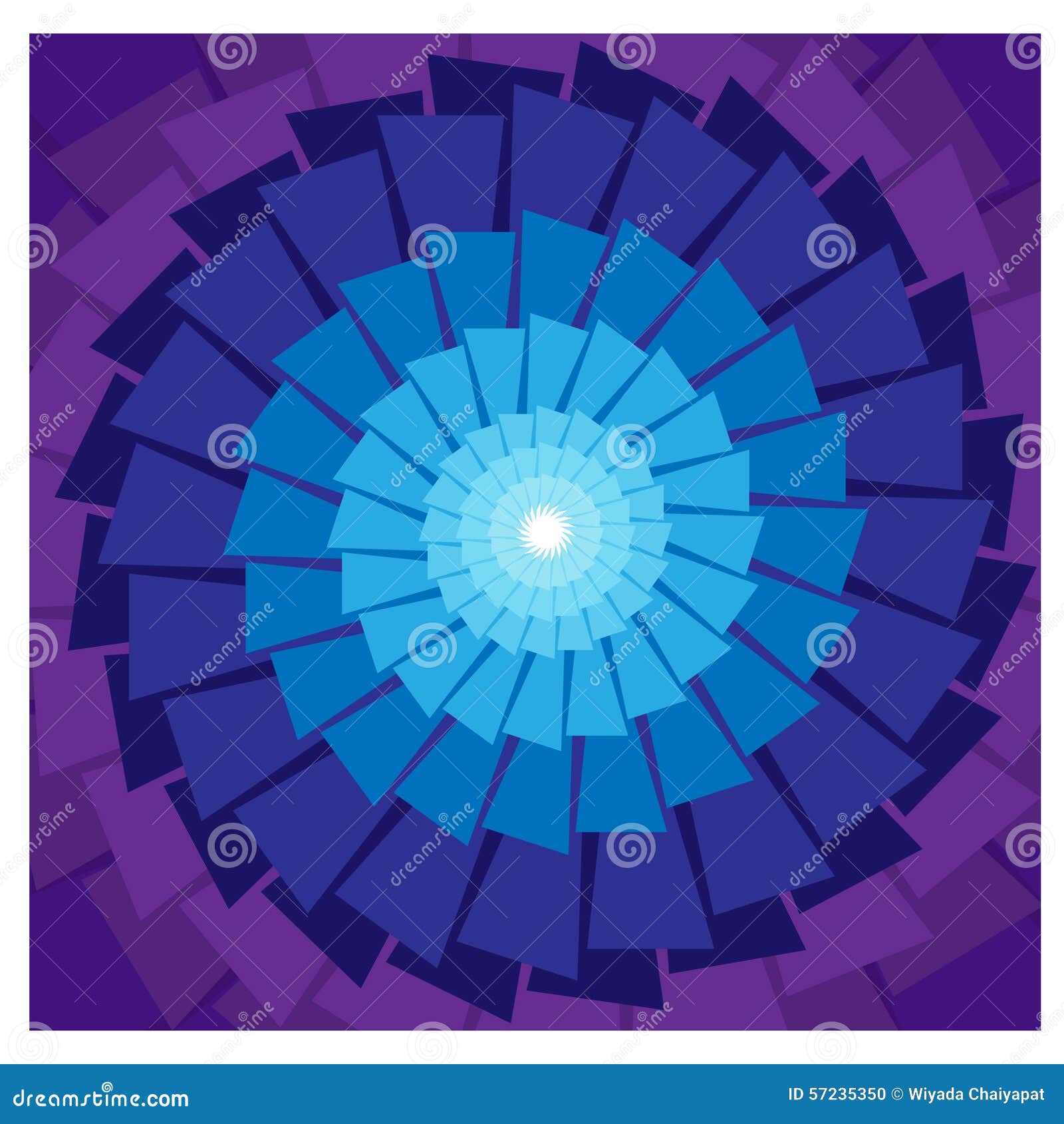 Image stacked in a circle stock illustration. Illustration of ...