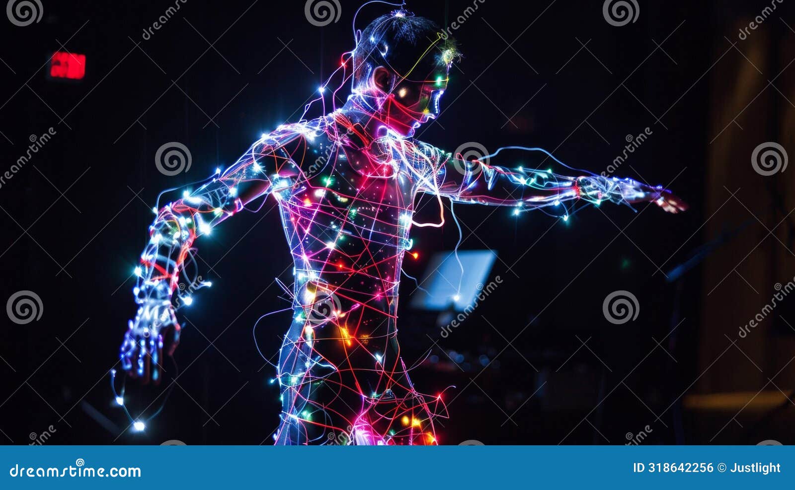 An Image of a Stage Costume Featuring a Bodysuit Made from a ...