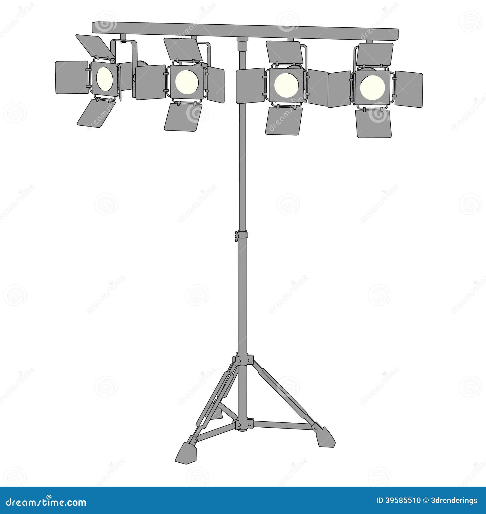Image of stage light stock illustration. Illustration of stage - 39585510