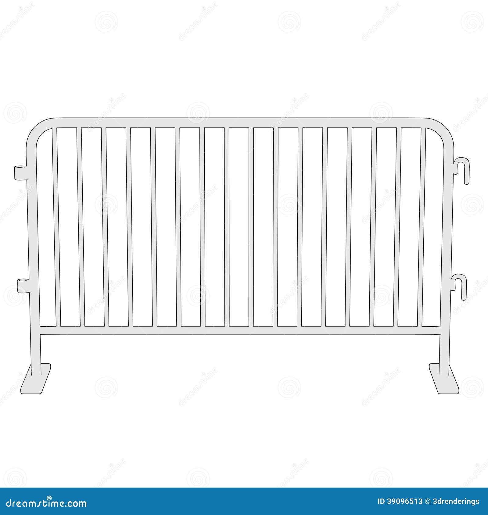 Image of stand barrier stock illustration. Illustration of stand - 39096513
