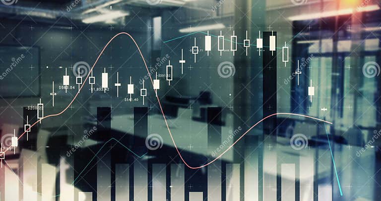 Image of Statistic Processing Over Office Stock Photo - Image of ...