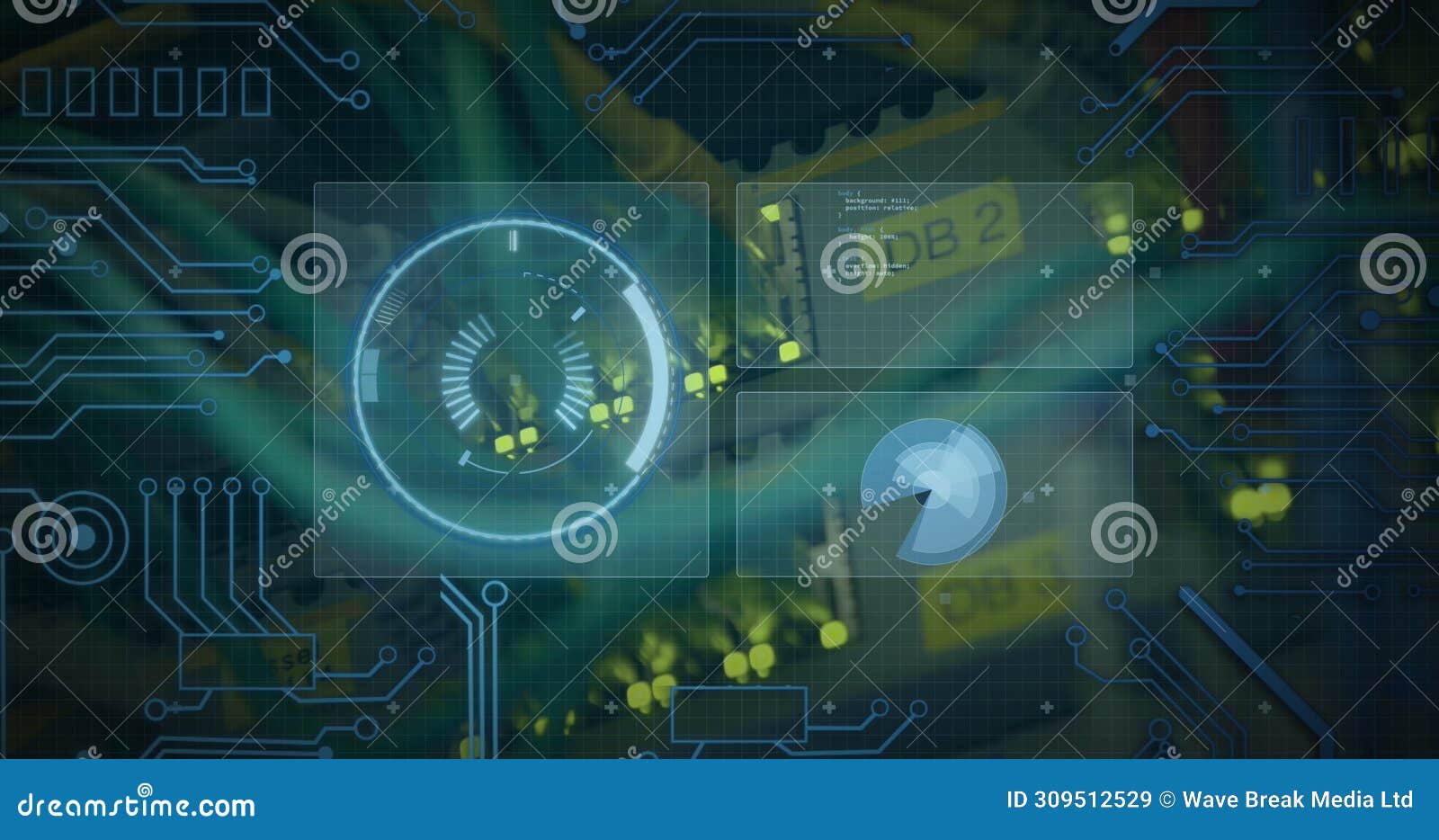 Image of Statistics and Data Processing on a Grey Background ...