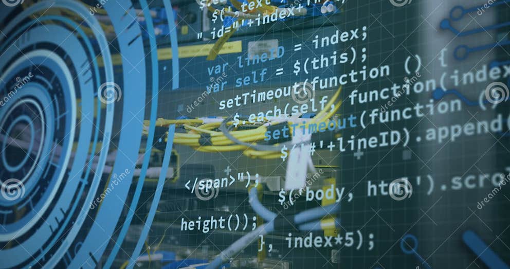 Image of Statistics and Data Processing on Grey Background Stock Photo ...