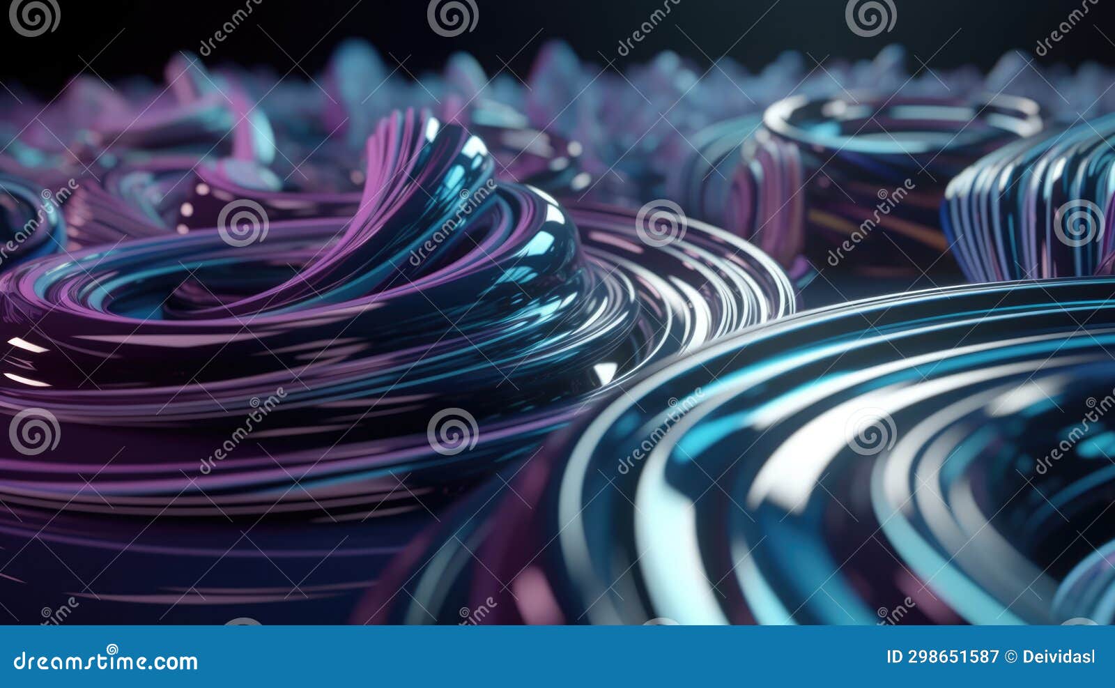 Neon Flux: a Symphony of Light and Shadow Stock Illustration ...