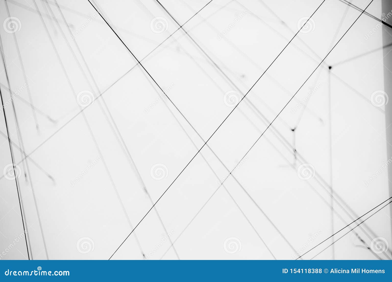 Image of Structures Composed of Lines in an Installation Stock Photo ...