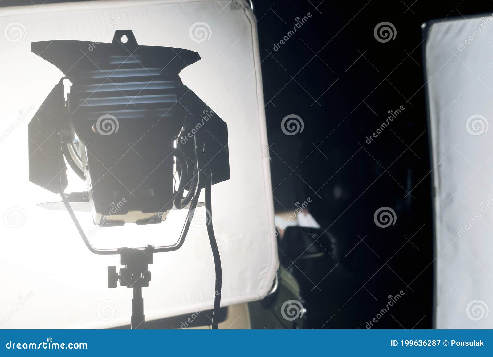 Image of Studio Lighting Setup Stock Image - Image of industry, halogen ...
