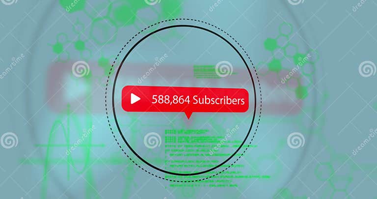Image of Subscriber Numbers Increasing, Circle, Data Processing on ...