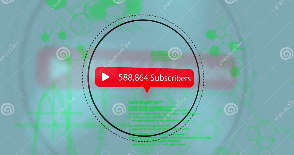 Image of Subscriber Numbers Increasing, Circle, Data Processing on ...